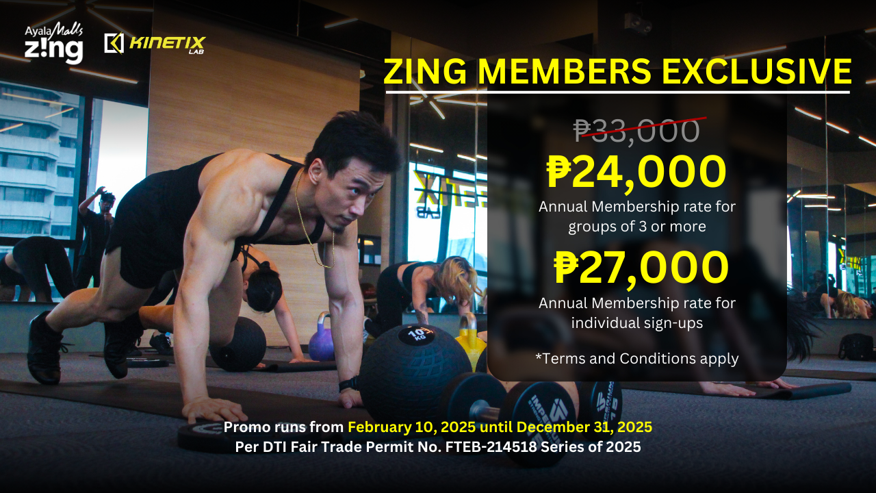 Kinetix Lab - Up to Php 9,000 Off Annual Membership